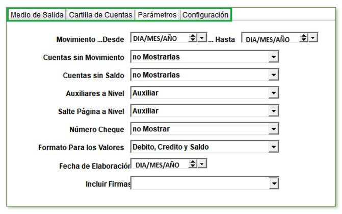 Informe Libro Auxiliar en Norma Local - Software contable, nómina ...
